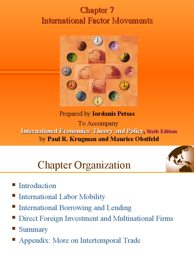 Krugman Obstfeld Ch07 | PDF | Labour Economics | Foreign Direct Investment