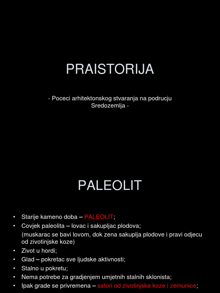 Praistorija | PDF