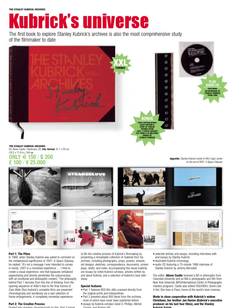 An Interview With Stanley Kubrick 1980 Taschen Magazine | PDF | Leisure
