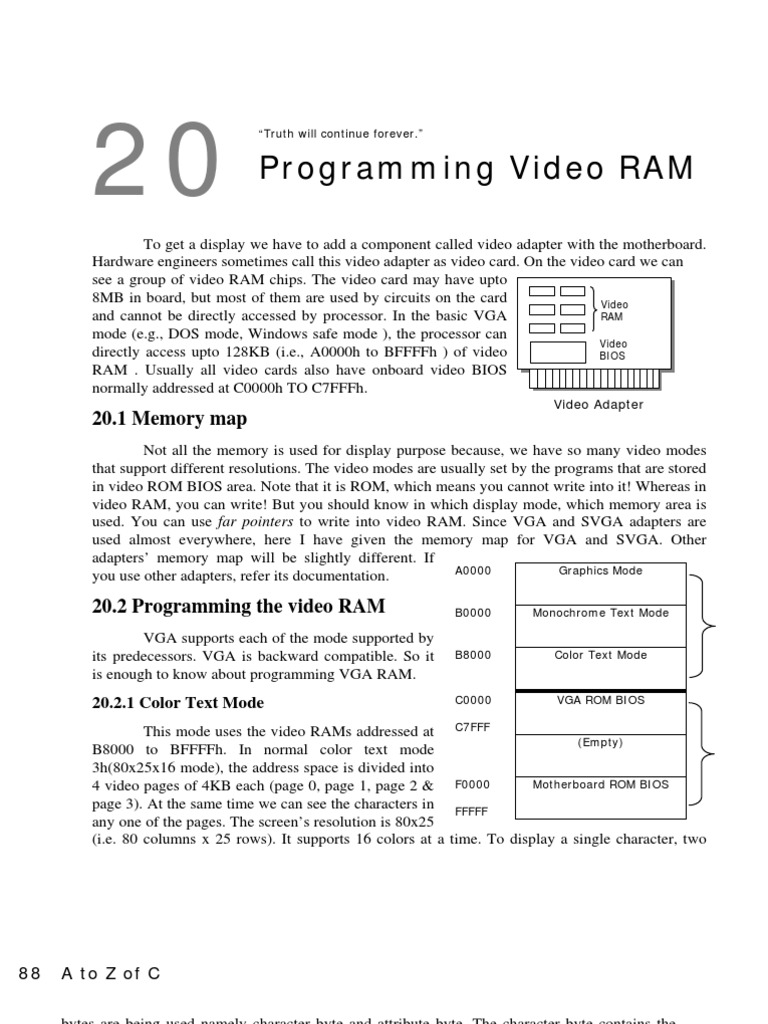Programar Video Ram | PDF | Bios | Random Access Memory