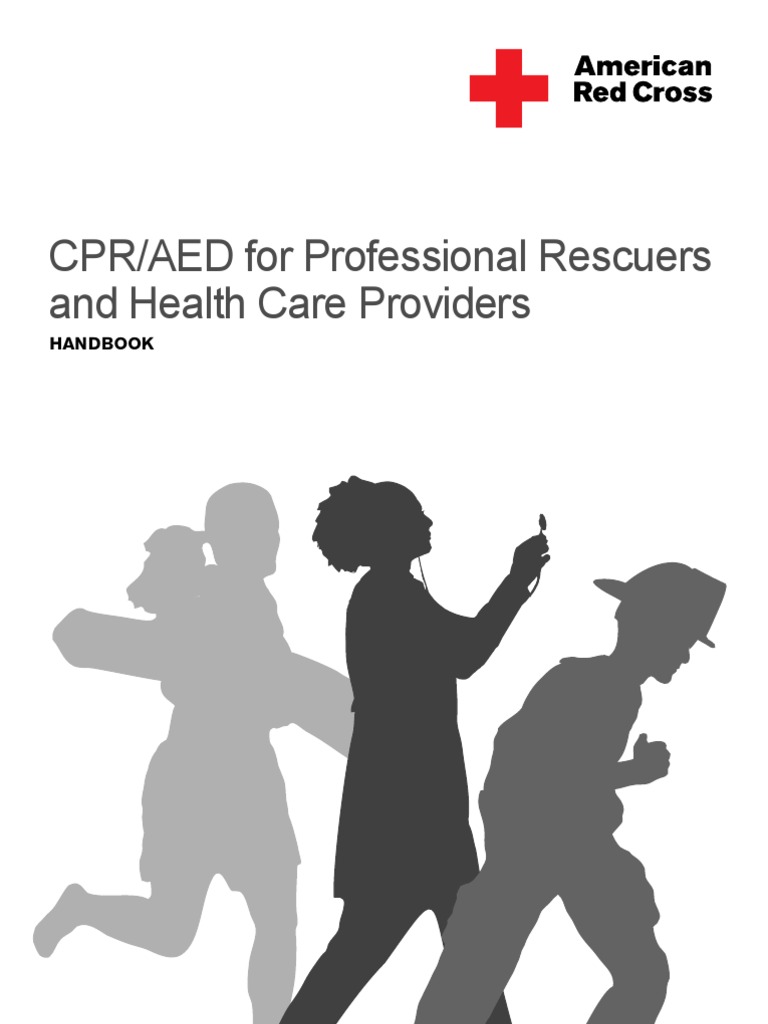 CPR - AED For Professional Rescuers Handbook | PDF | Cardiopulmonary ...