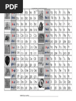 Plantilla de Las Silabas Trabadas | PDF
