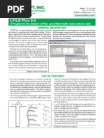 LPILE 2022: Pile Analysis Software Guide | PDF | Deep Foundation | Soil