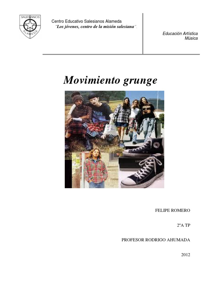 Movimiento Grunge | PDF | Grunge | Entretenimiento (general)