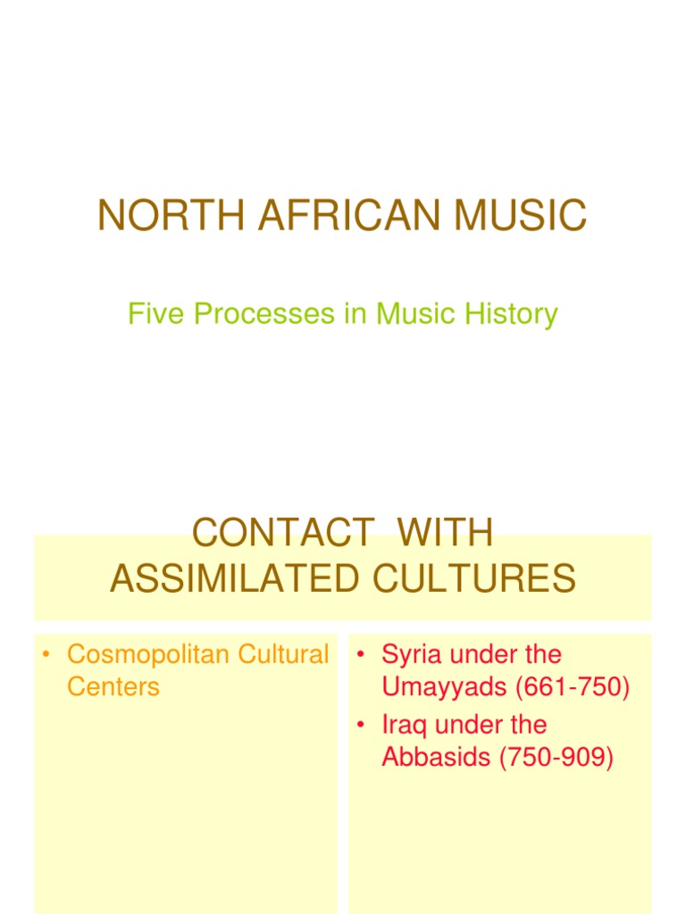 North African Music 2 | PDF | Interval (Music) | Music Theory