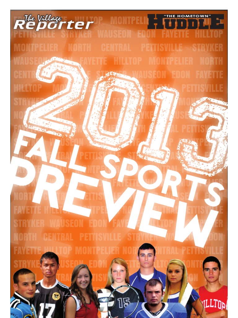 2013 Fall Sports Preview | PDF
