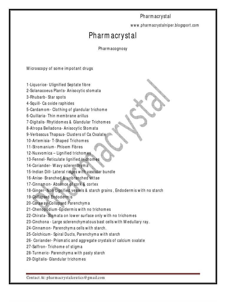 Pharmaco G Nosy | PDF