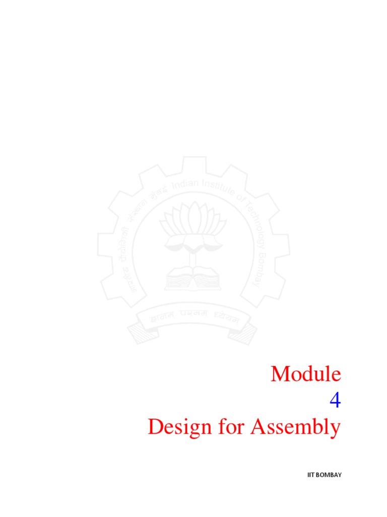 Design For Assembly: Iit Bombay | PDF | Annealing (Metallurgy) | Heat ...