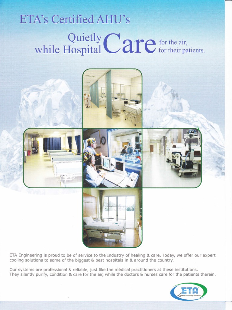Eurovent Certified AHUs for Hospitals | PDF | Self-Improvement | Wellness