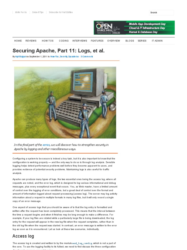 Securing Apache Part 11 | Download Free PDF | Apache Http Server | Web Server