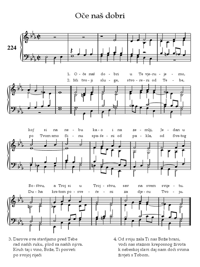 Oče Naš Dobri | PDF