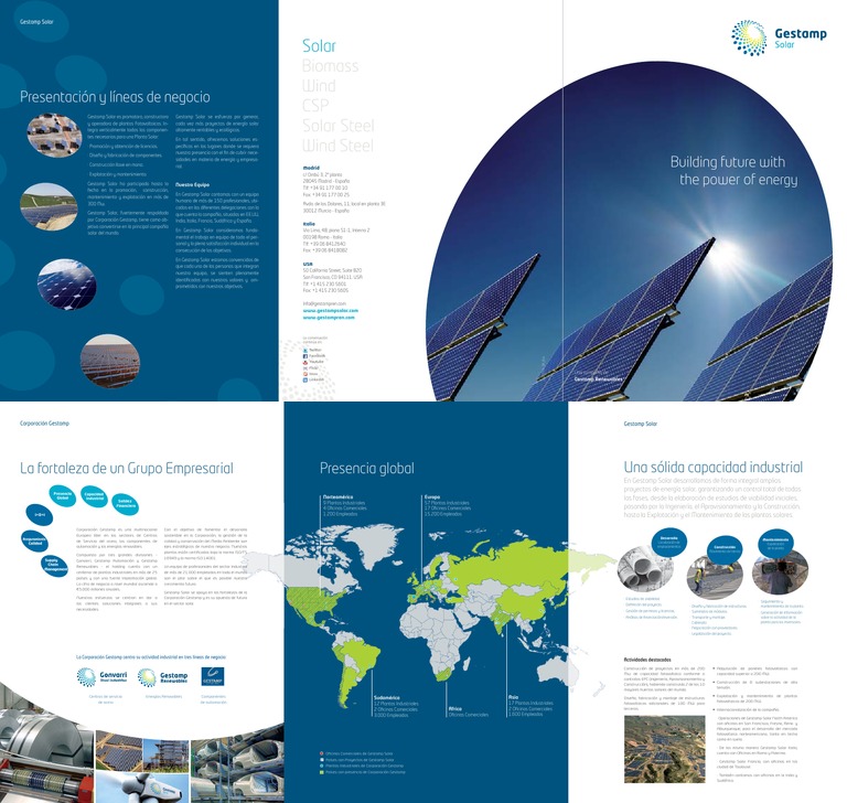 Triptico GSolar - Extendido - Español PDF | PDF | Fotovoltaica ...