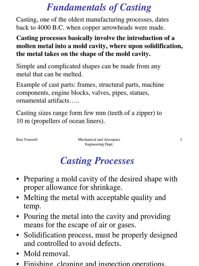 Metal Casting | PDF