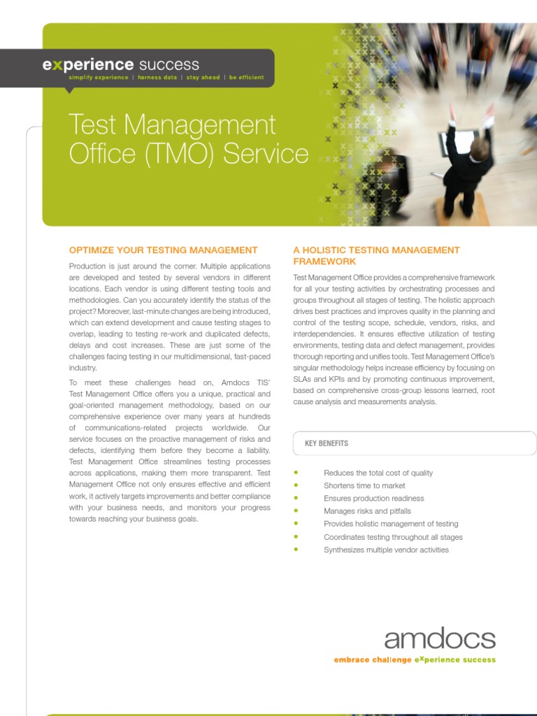 Test Management Office (TMO) Service: Optimize Your Testing Management ...