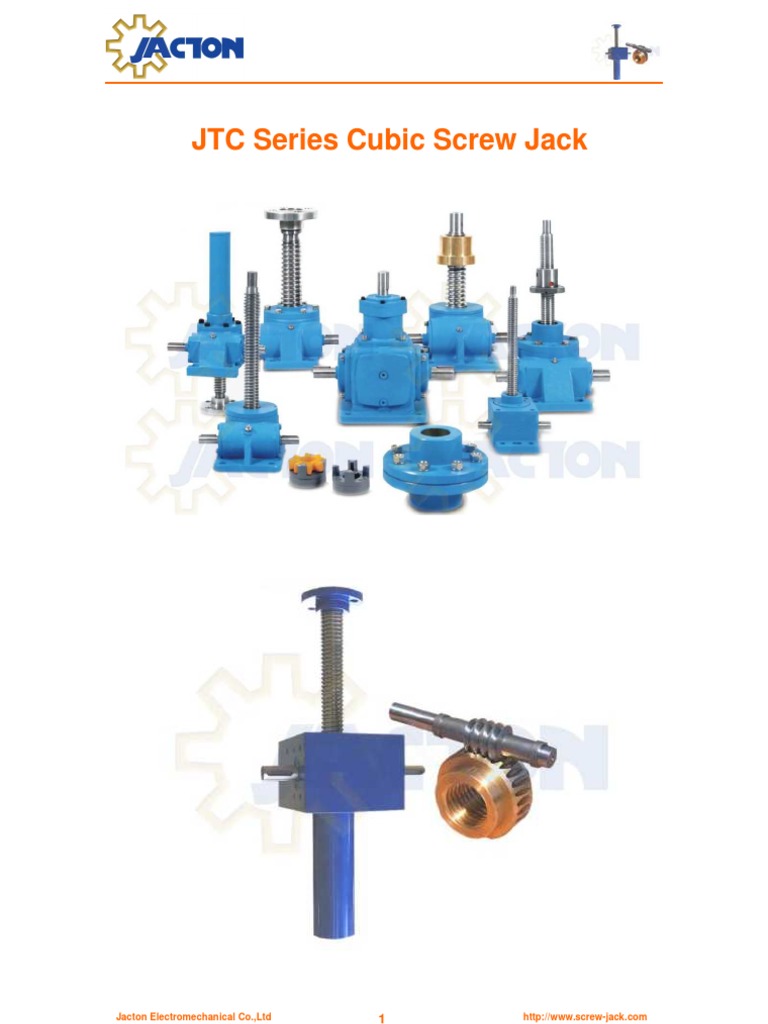 JTC Series Lifting Screw Jack, Lifting Screw Drive Spindle, Lifting ...