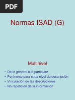 ISAD(G): Norma de Descripción Archivística | PDF | Ciencias de la Información
