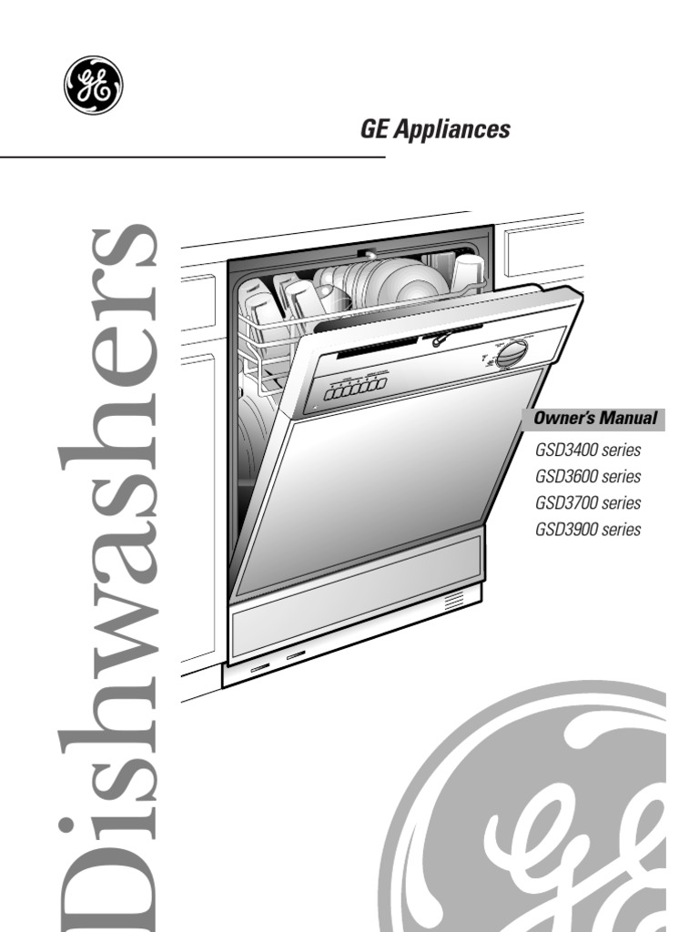Dishwasher GE GSD3715, GSD3725, And GSD3735 | Dishwasher | Water Heating