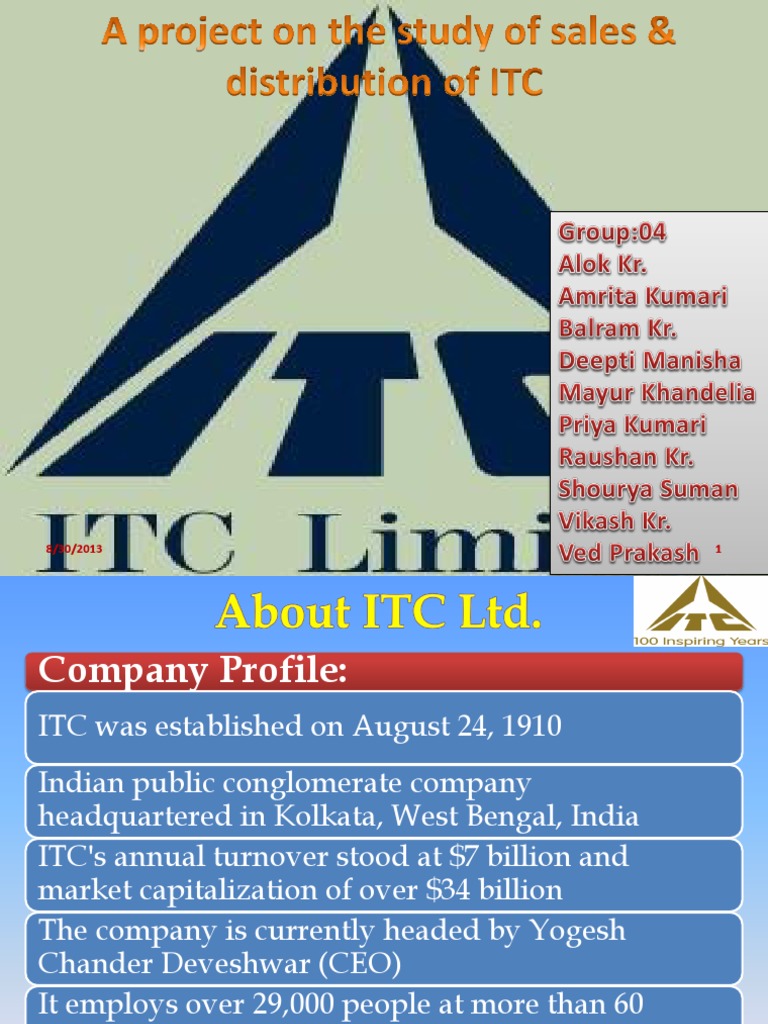 Final ITC Ppt | Sales | Retail