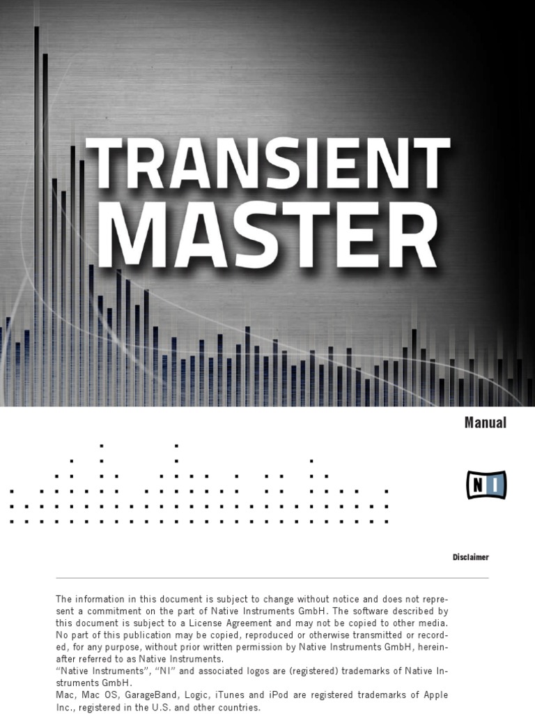 NI Guitar Rig 5 Transient Master Manual English | PDF | Mac Os | Sound ...