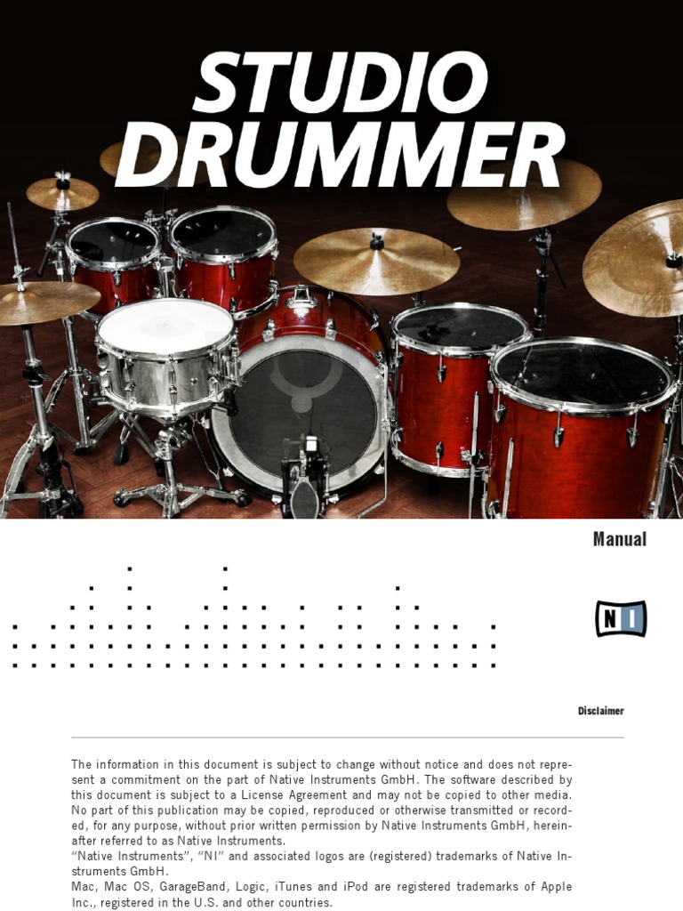 NI Kontakt Studio Drummer Manual English | PDF | Drum Kit | Microphone