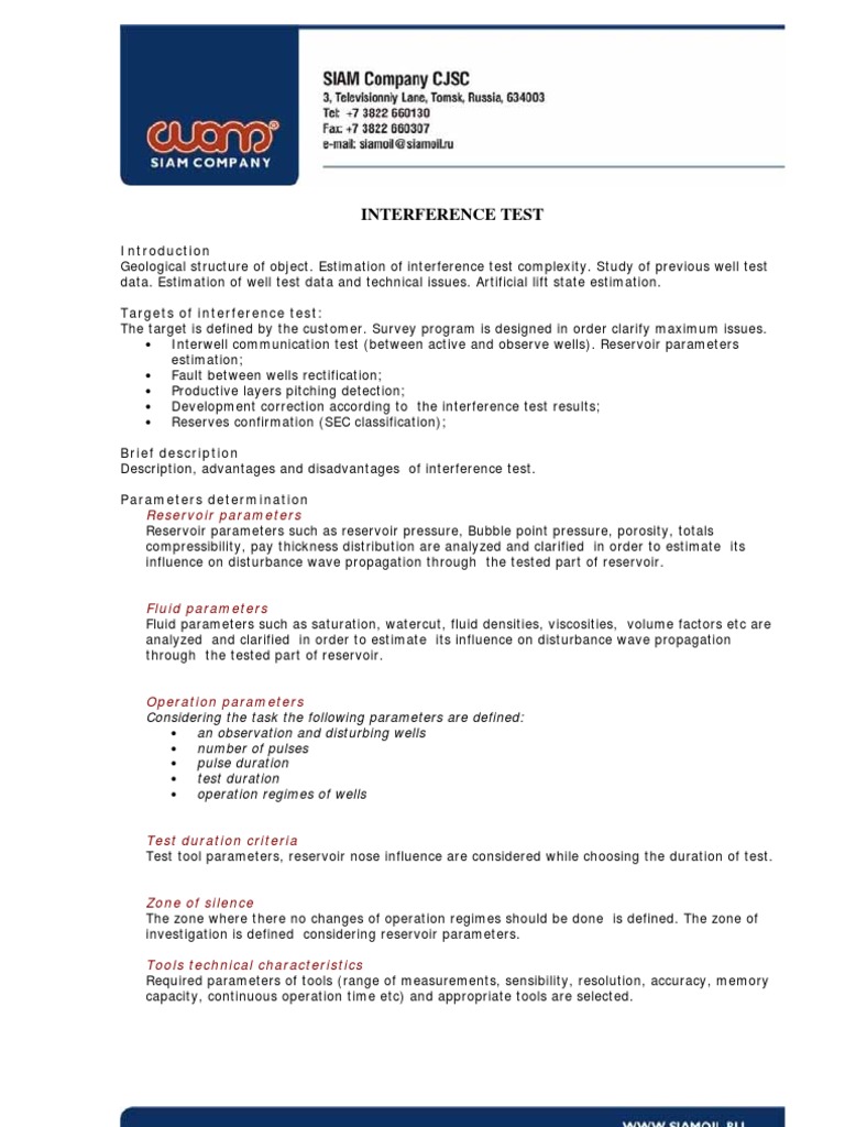 Interference Test Overview and Analysis | PDF | Science & Mathematics ...