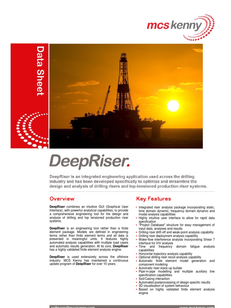 MCSK DeepRiser Datasheet | PDF | Graphical User Interfaces | Finite ...