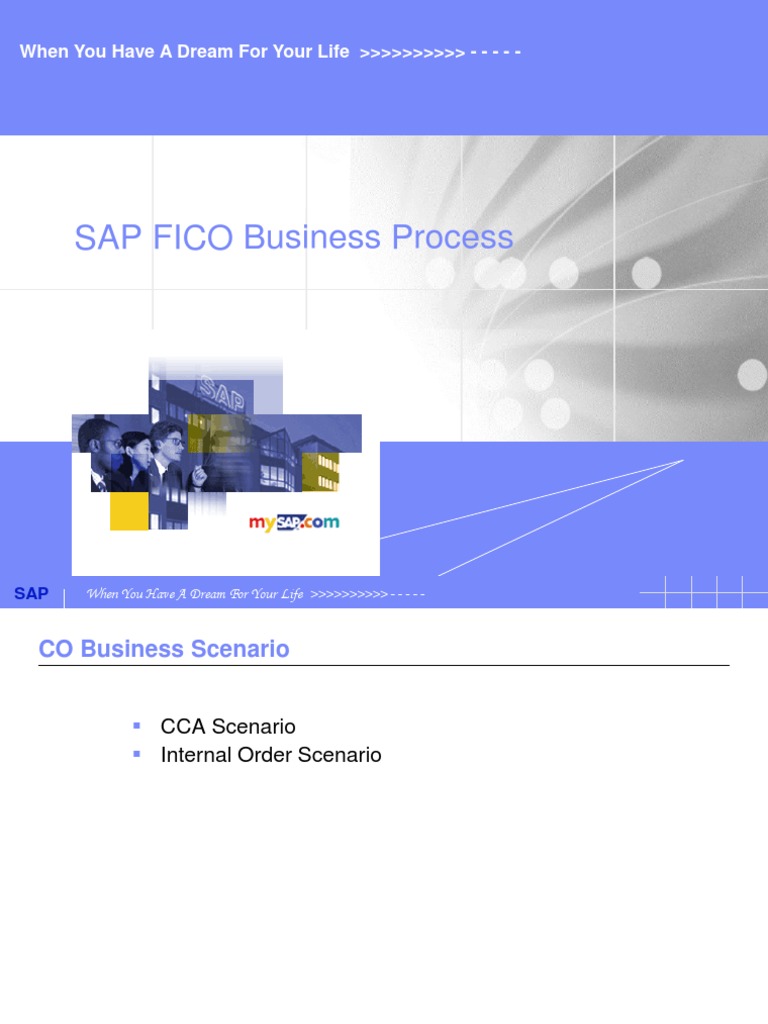 SAP FICO Business Process: When You Have A Dream For Your Life | PDF ...