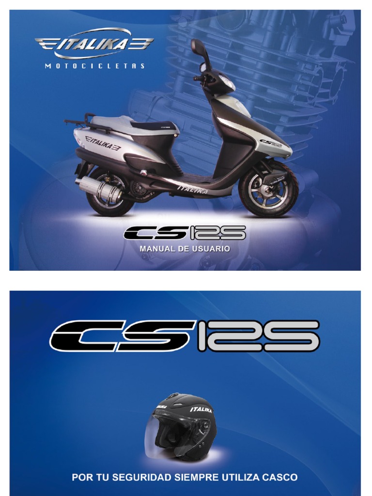 Cs 125 | PDF | Motocicleta | Transmisión automática