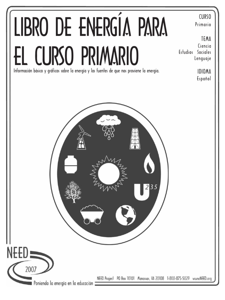 Primary Flipbook Spanish | PDF | La energía nuclear | Átomos