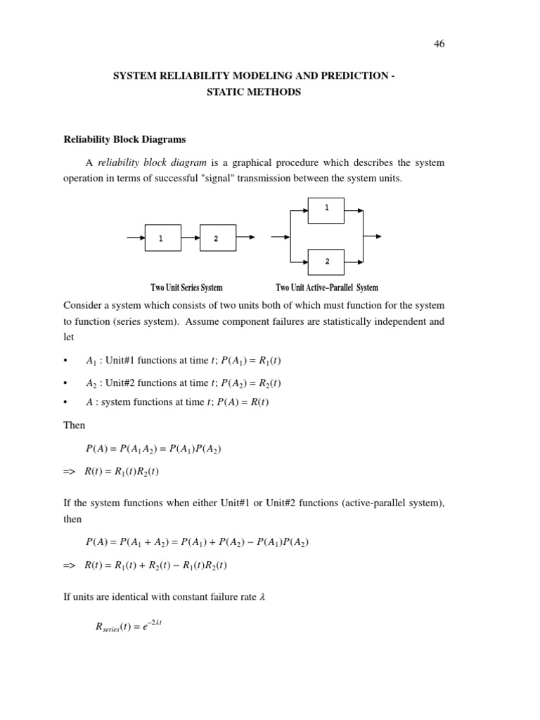 Reliability Engineering Lec Notes #6 | PDF | Relay | Energy And Resource