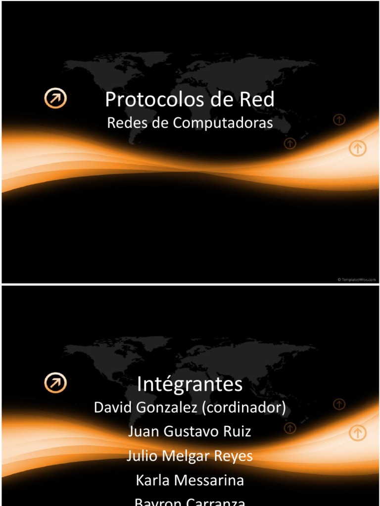 Protocolos de Red PPTX Final | Descargar gratis PDF | Protocolos de internet | Modelo osi