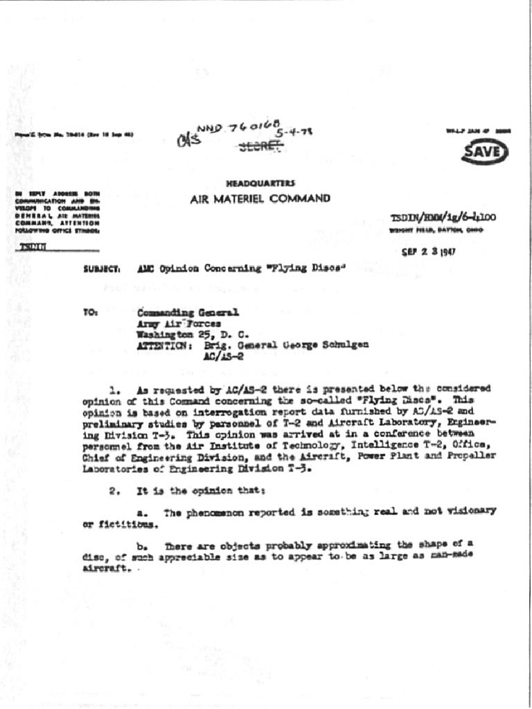Gen Nathan Twining Memo 1947 | PDF | Foreign Language Studies | Language Arts & Discipline