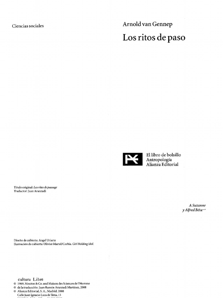 Van Gennep Ritos de Paso