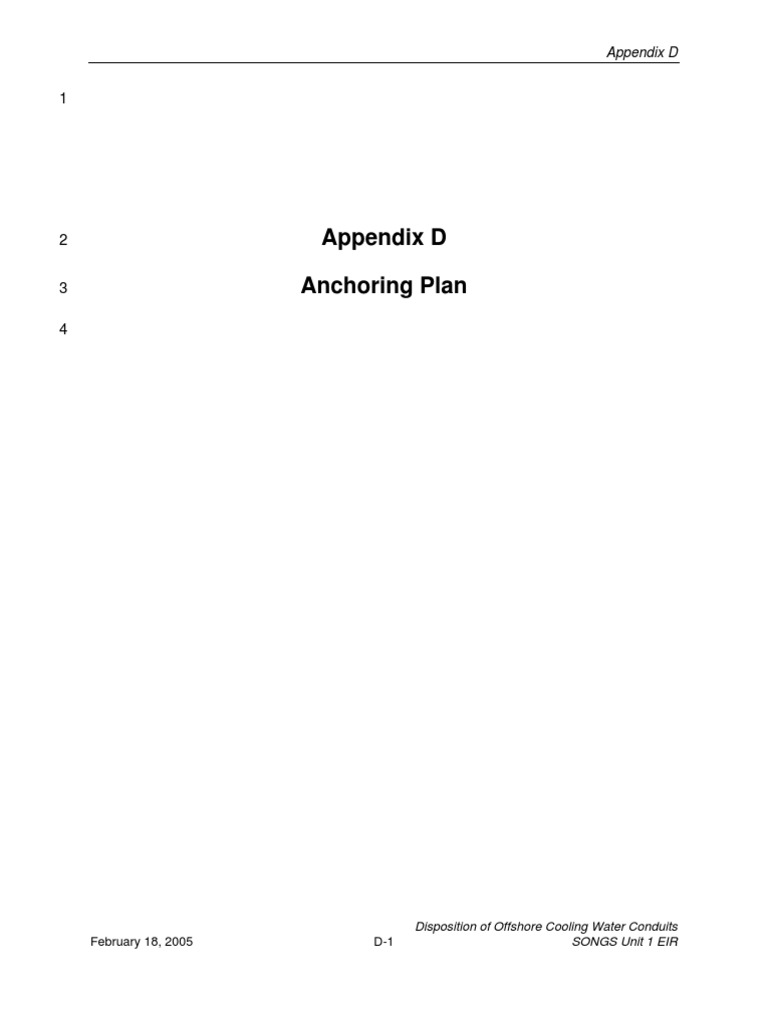 Anchoring Plan | PDF | Anchor | Tugboat