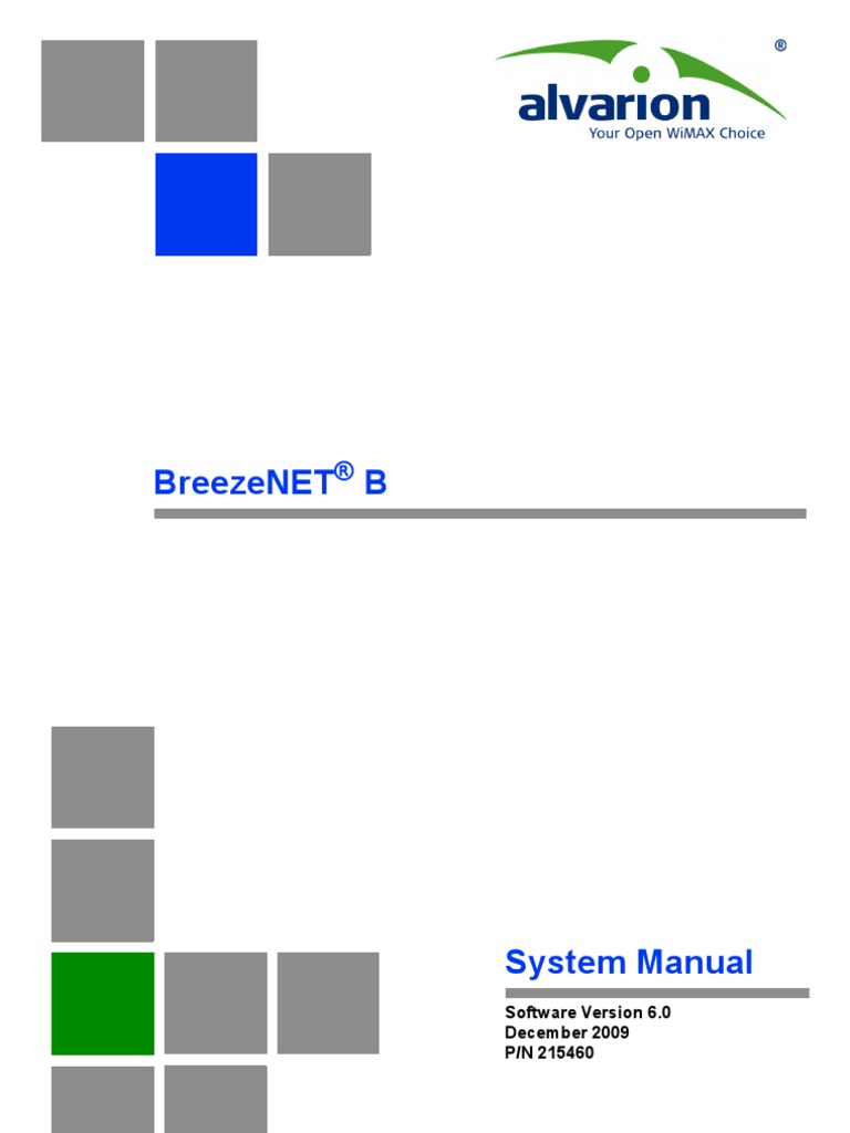 Manual Alvarion Breezenet B 6.0 System Manual | PDF | Electromagnetic ...