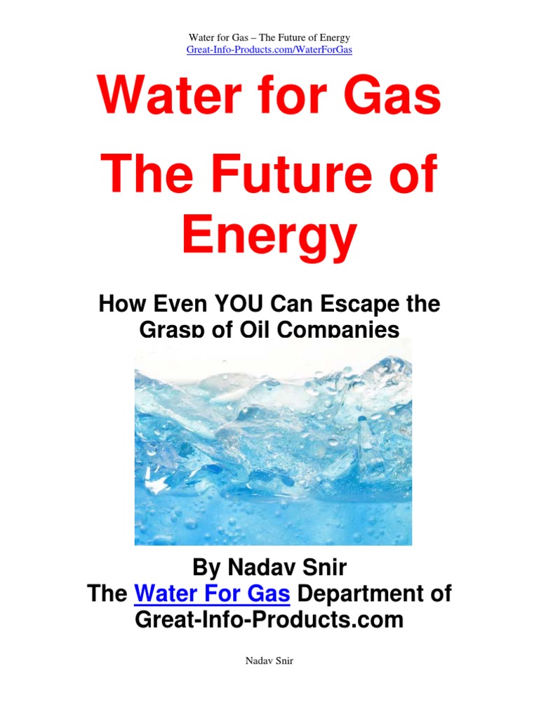 Water for Gas: HHO Conversion Guide | PDF | Home & Garden | Technology ...