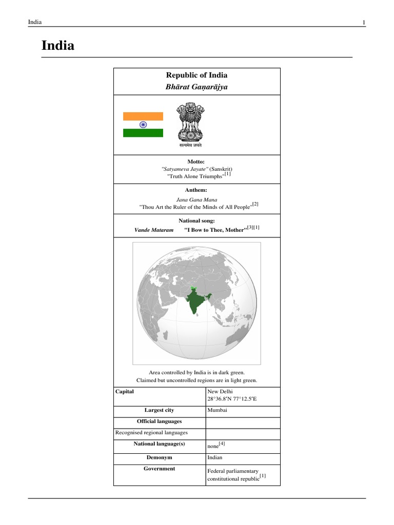 India | PDF | Indian National Congress | Nuclear Weapons