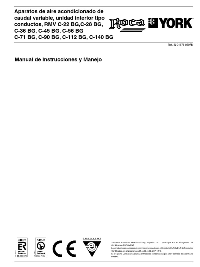 Codigos Error York | PDF