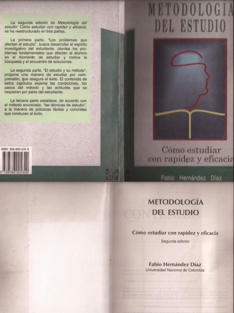 Metodologia Del Estudio (Como Estudiar Con Rapidez y Eficacia) | PDF