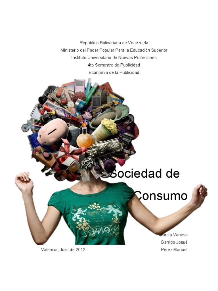 Sociedad de Consumo | PDF | Consumismo | Publicidad