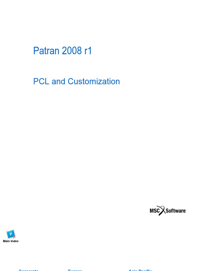 Patran 2008 r1 PCL and Customization | Download Free PDF | Variable ...