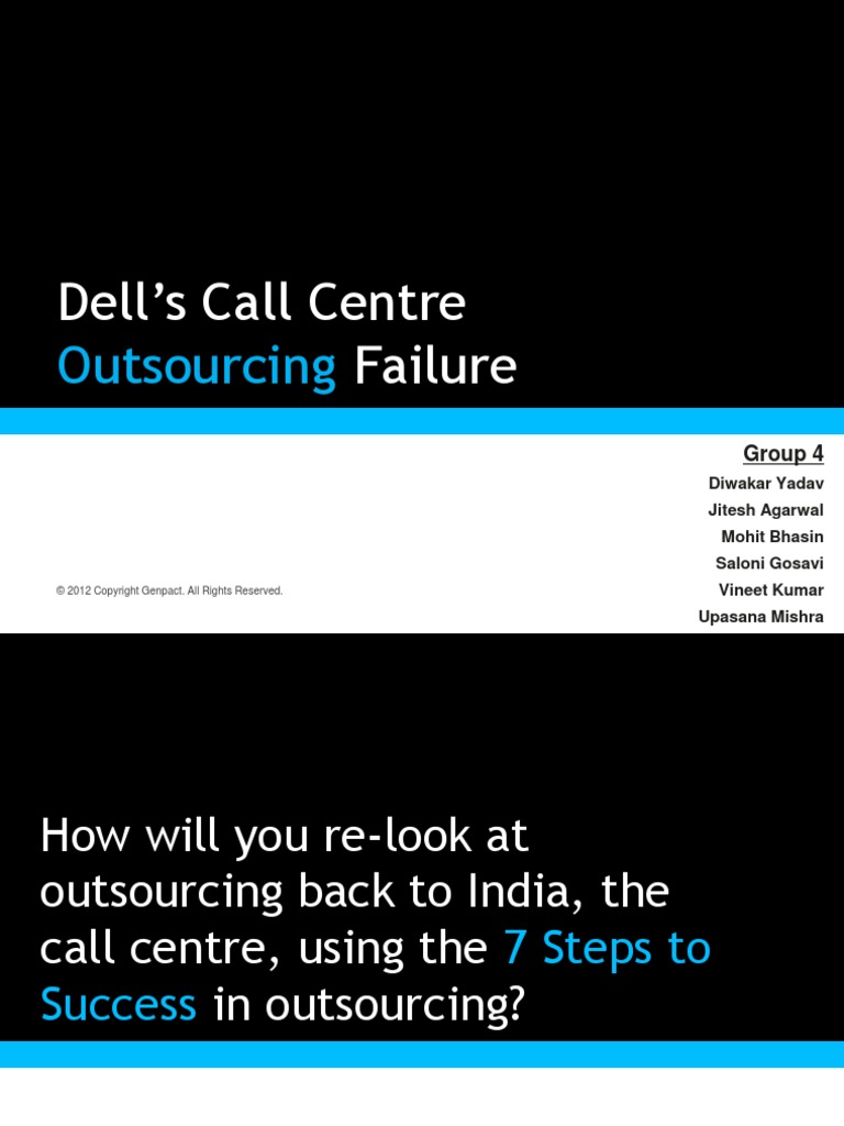 Dell Outsourcing Failure | PDF | Outsourcing | Call Centre