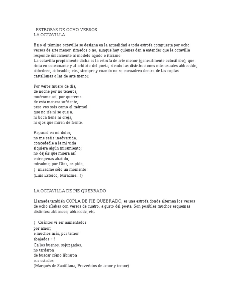 Octa Villa | PDF | Poesía