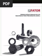 Bulon Estructural ASTM A325 | PDF | Materiales de construcción | Rieles
