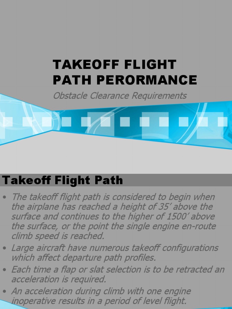 05takeoff Flight Path Performance | Takeoff | Flight | Free 30-day ...