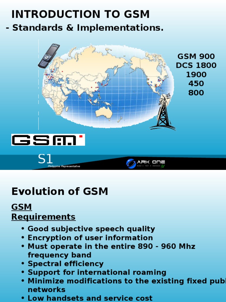 GSM Fundamentals: Evolution | PDF | Gsm | Mobile Technology