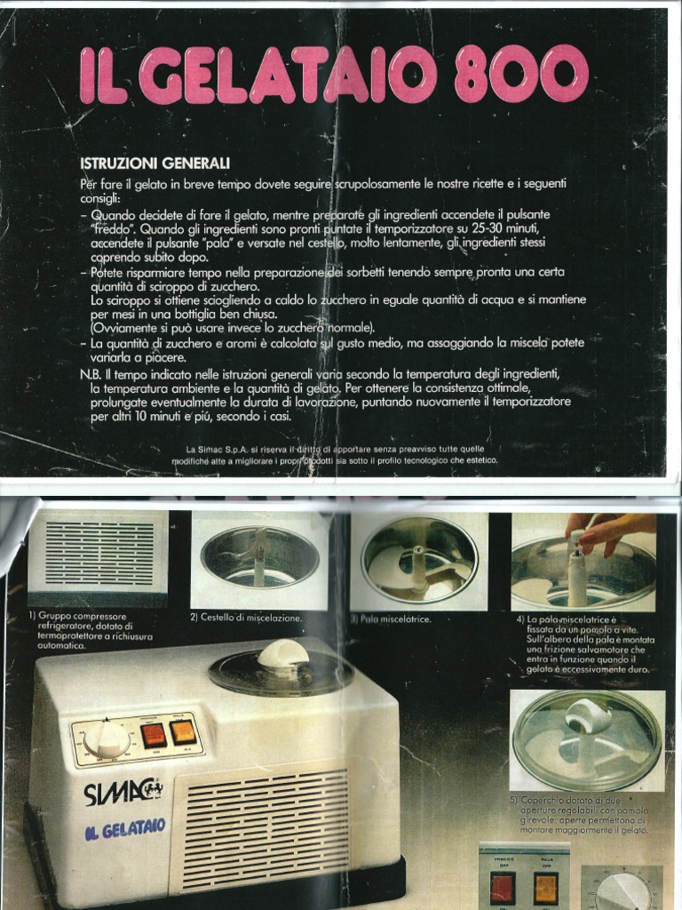 Il Gelataio 800 | PDF