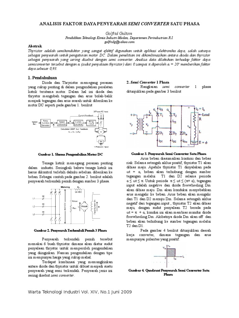 Semi Converter 1 Phasa | PDF