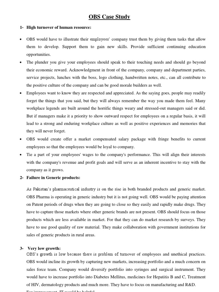 Overcoming Challenges and Achieving Growth: A Case Study and ...