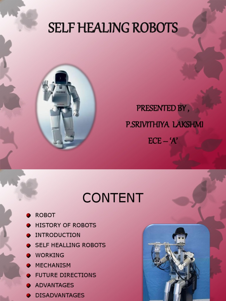 Self Healing Robots | Robot | Robotics